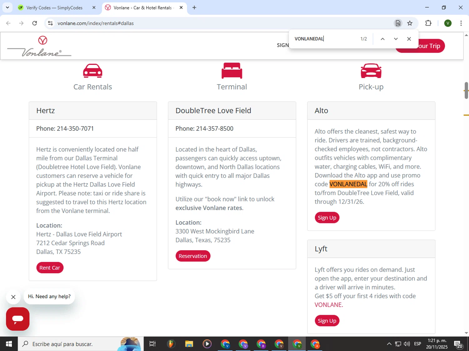 Vonlane Promo Codes - 20% Off w/Code Coupons Jan 2026
