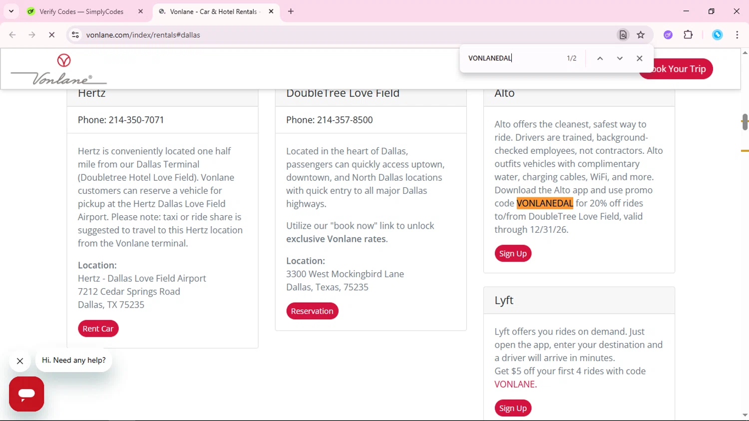 Vonlane Promo Codes - $5 Off (1 Verified) Jan 2026