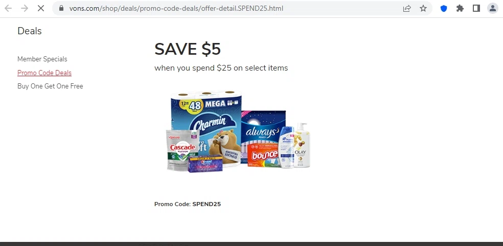 Vons Promo Codes - $20 Off | January 2025