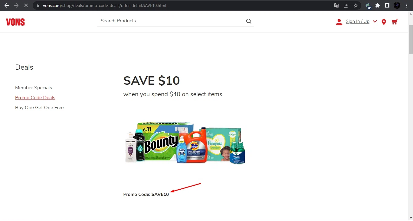 Vons Promo Codes - 15% Off | September 2024