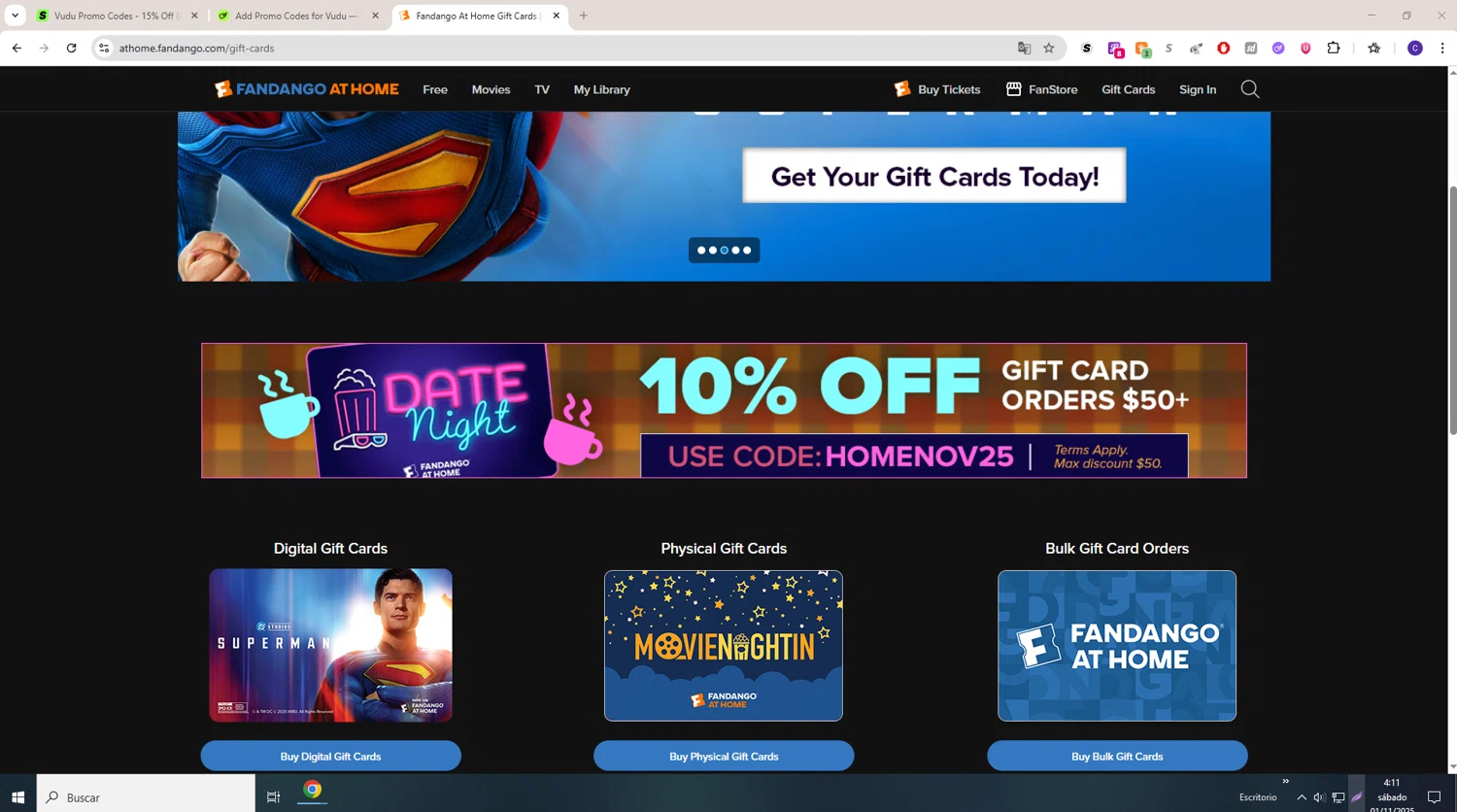 Vudu Promo Codes - 20% Off (3 Verified) Dec 2025