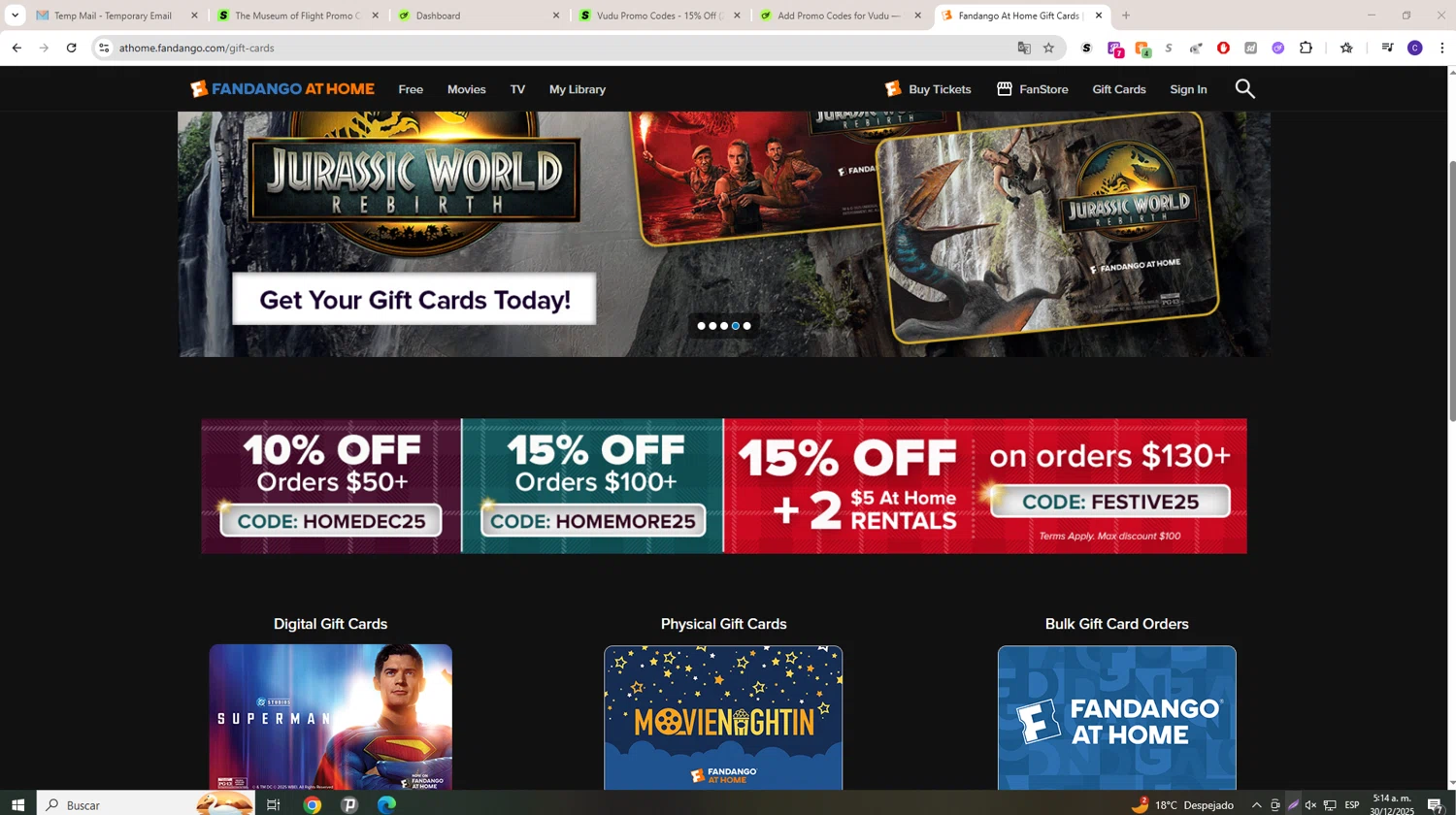 Vudu Promo Codes - 15% Off (3 Verified) Jan 2026