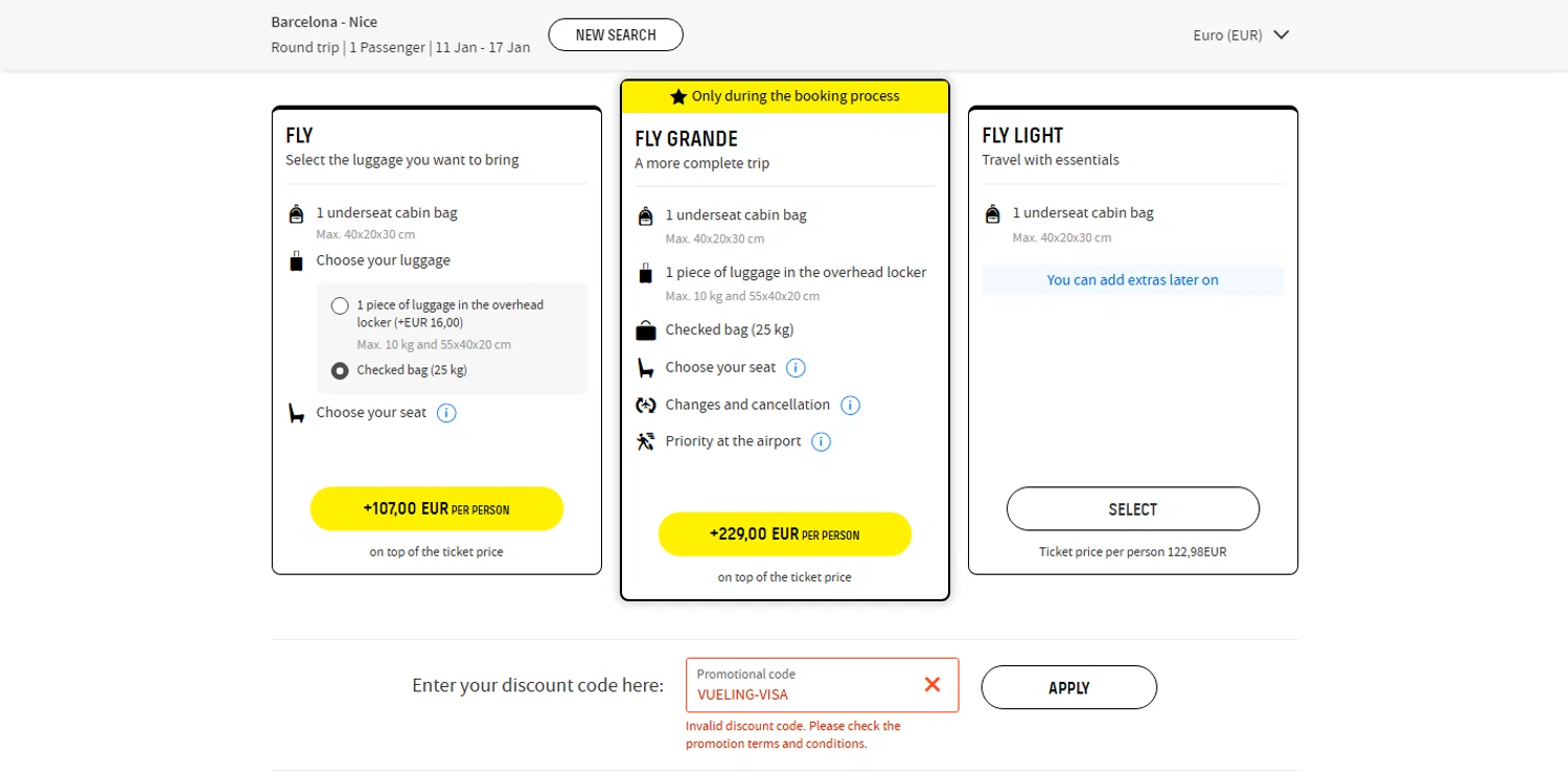 Vueling Promo Codes - 20% Off Coupons Sep 2025