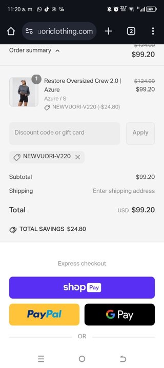 Vuori Discount Codes (2 Verified) - 20% Off w/Code Mar 2025