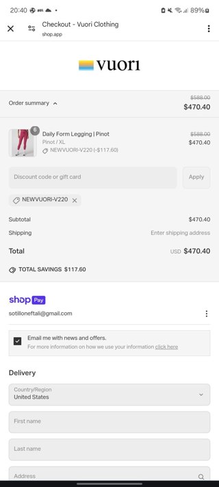 Vuori Discount Codes (3 Verified) - 20% Off w/Code Apr 2025