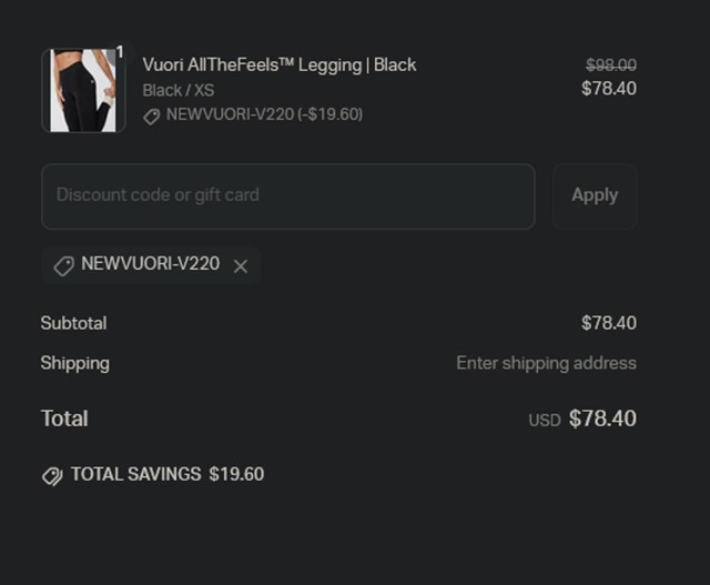 Vuori Discount Codes (2 Verified) - 20% Off w/Code Mar 2025