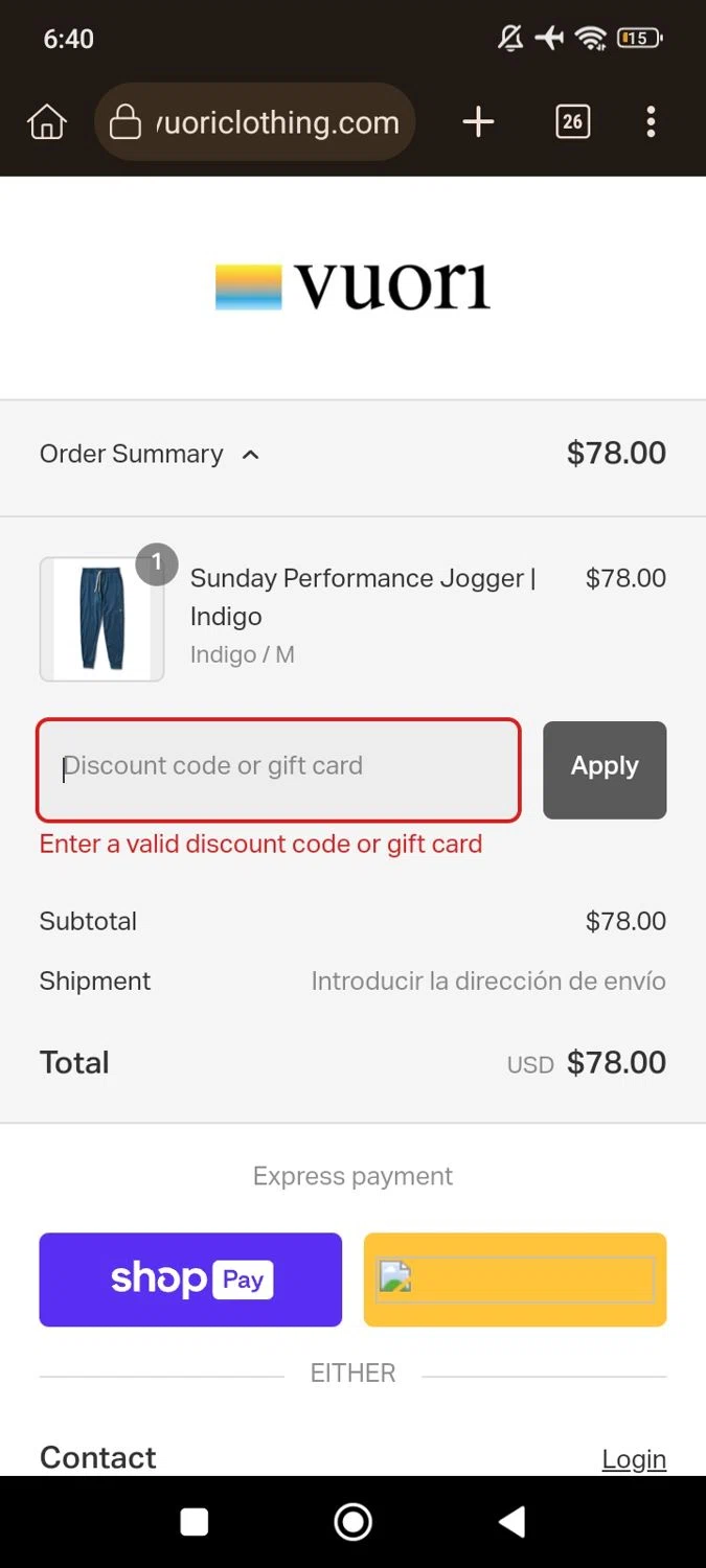 Vuori Discount Codes - 20% Off | January 2025