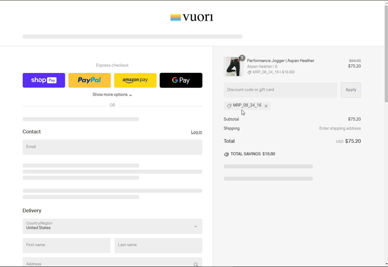 Vuori Discount Codes - 20% Off | December 2024