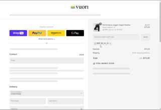Vuori Discount Codes - 20% Off | December 2024