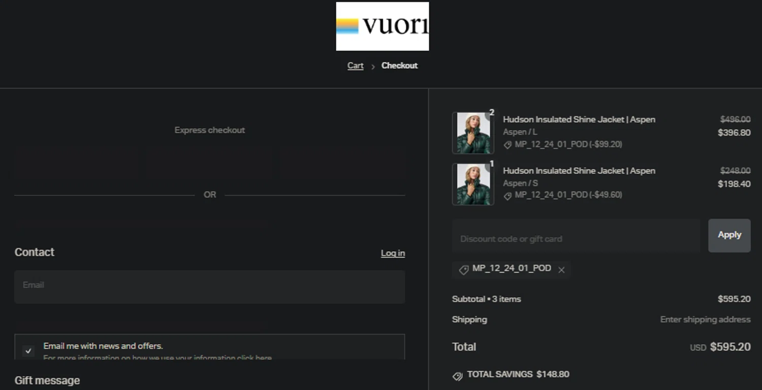 Vuori Discount Codes - 20% Off | January 2025