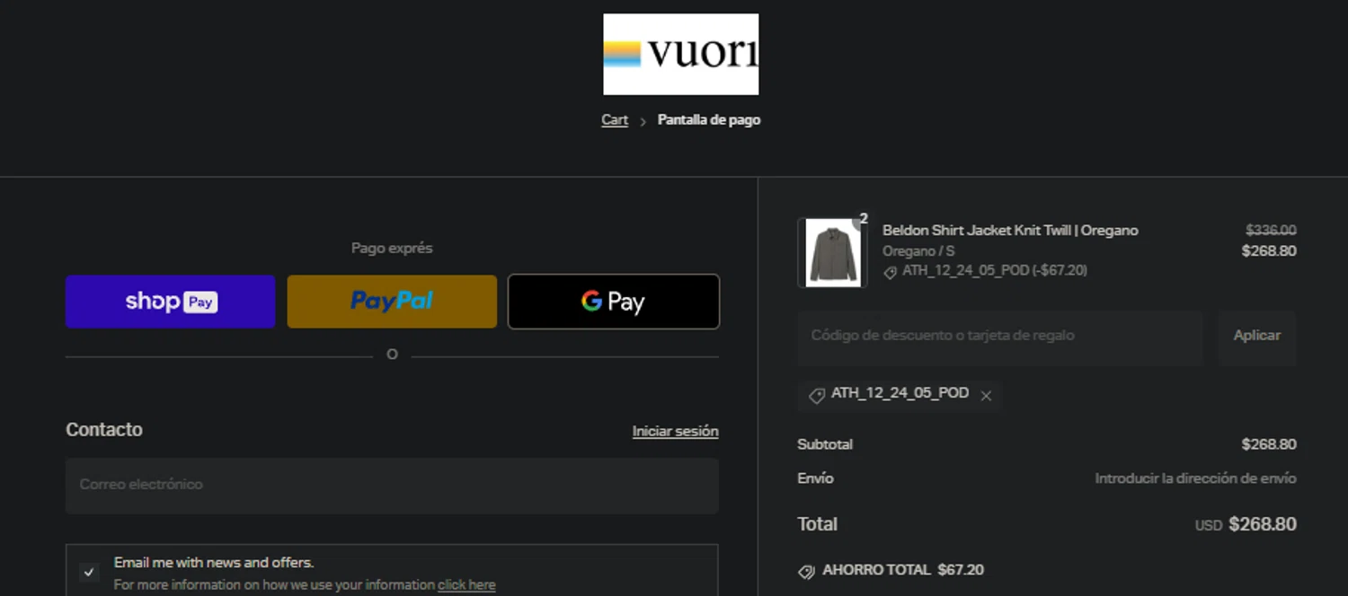 Vuori Discount Codes - 20% Off | January 2025