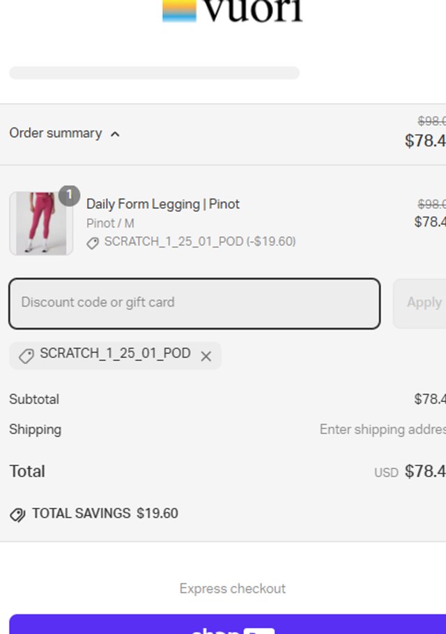 Vuori Discount Codes (2 Verified) - 20% Off w/Code Apr 2025