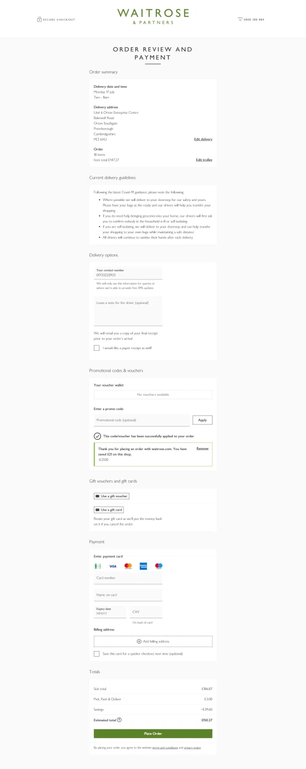 Waitrose Discount Codes - 25% Off | October 2024