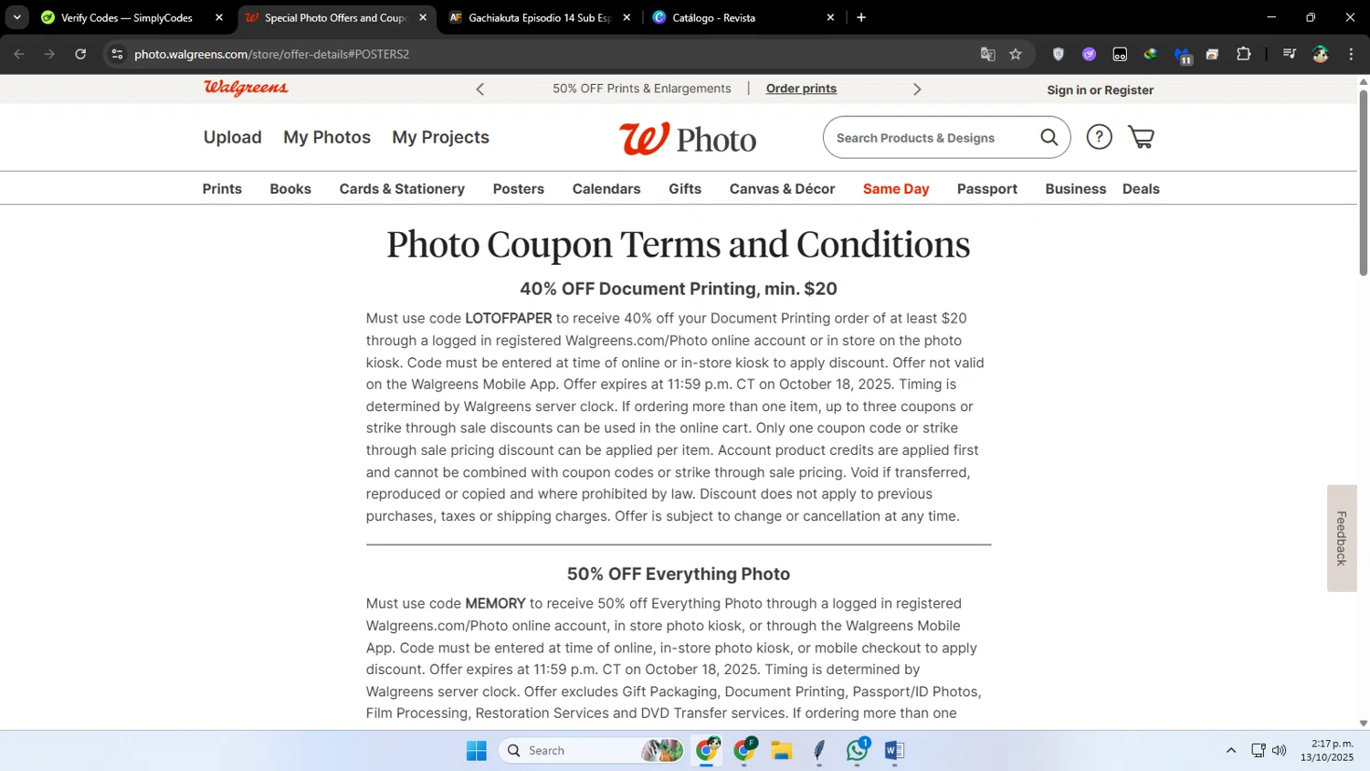 Walgreens Photo Promo Codes - 70% Off Oct 2025