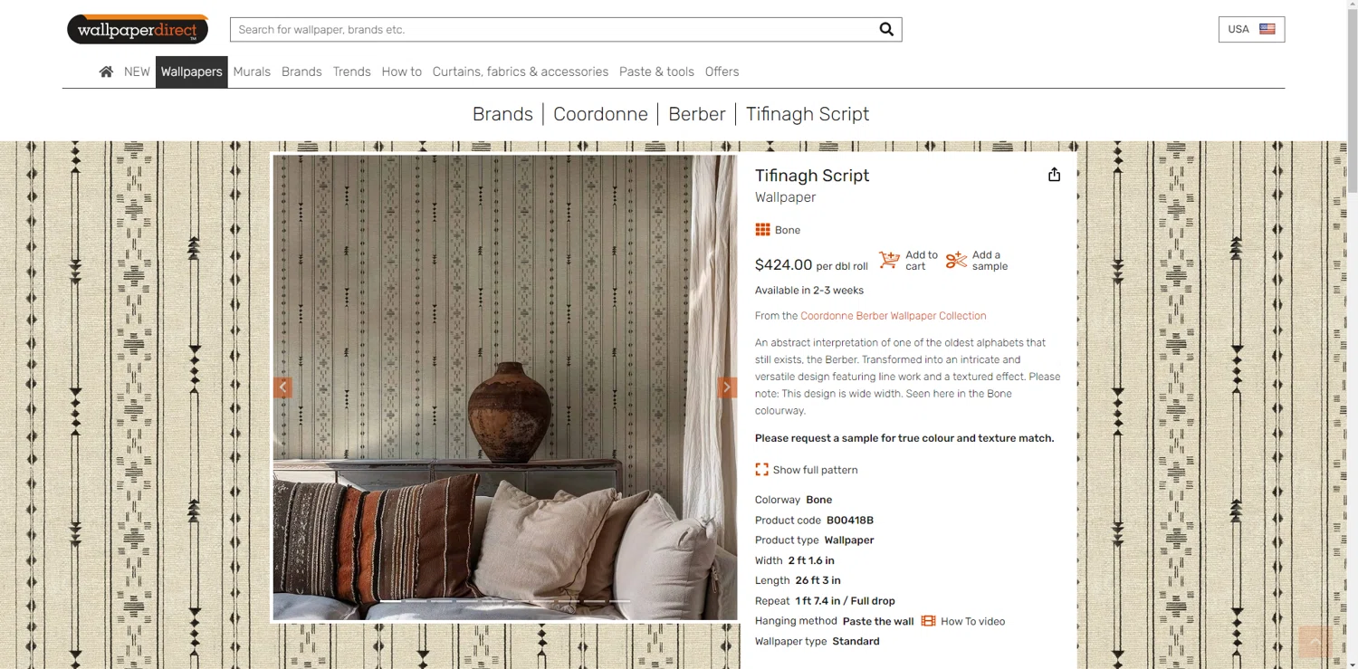 Wallpaper Direct US Promo Codes - 40% Off | January 2025