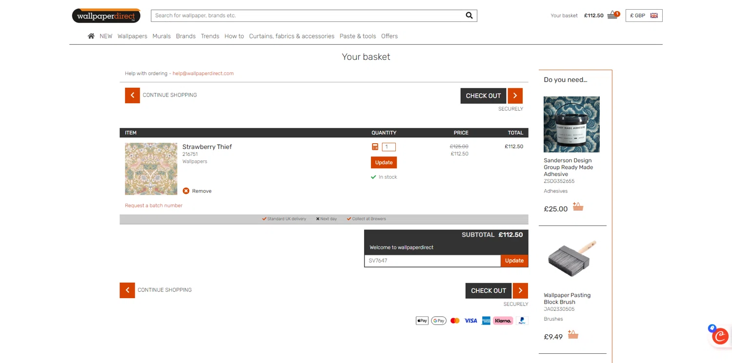 Wallpaper Direct Coupons - 10% Off | October 2024