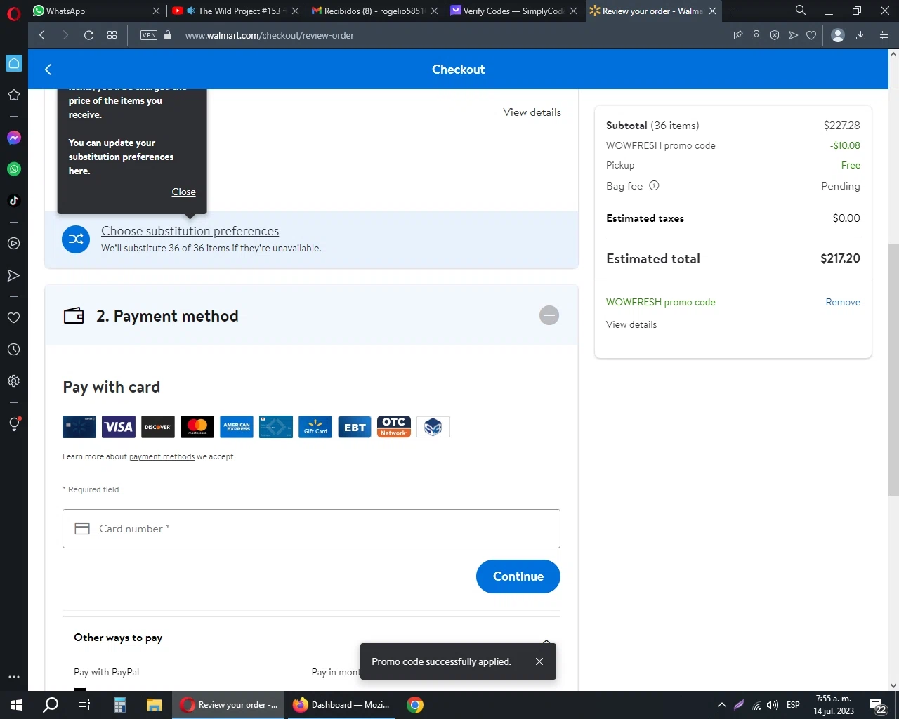 Walmart Grocery Promo Codes - $10 Off | September 2024