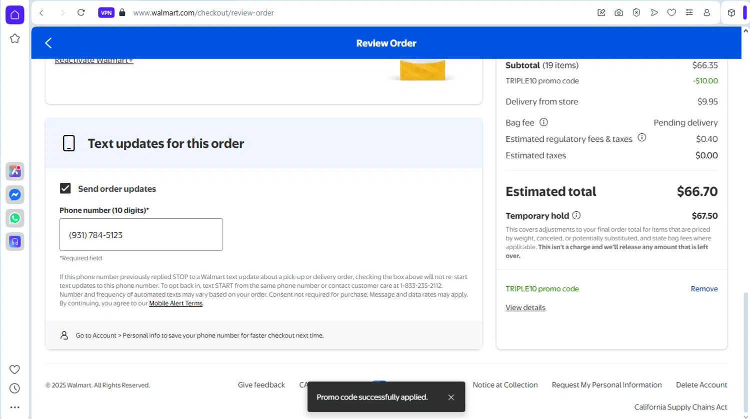 Walmart Grocery Promo Codes - $150 Off Oct 2025