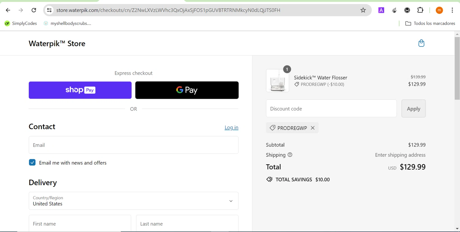 Waterpik Coupons - 20% Off | November 2024
