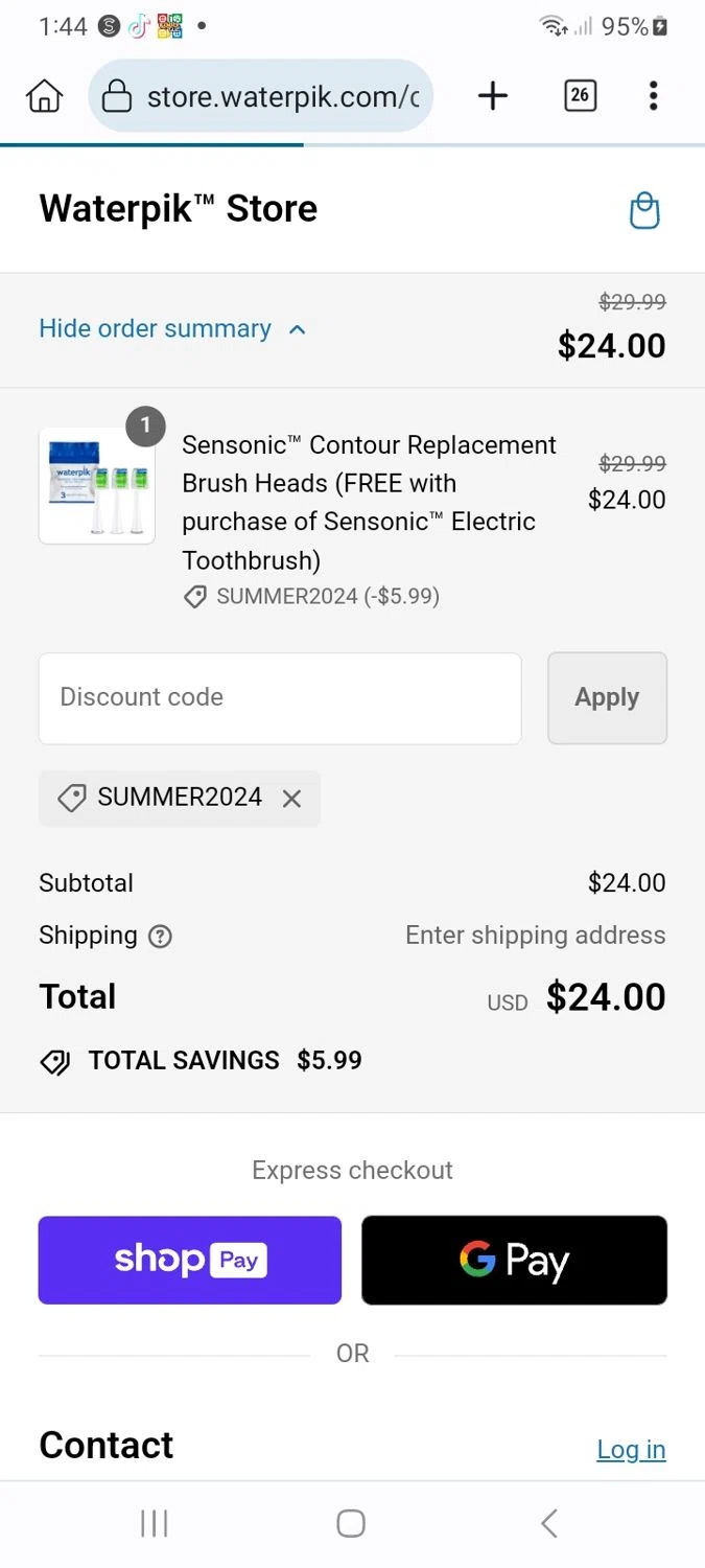 Waterpik Coupons - $20 Off | December 2024