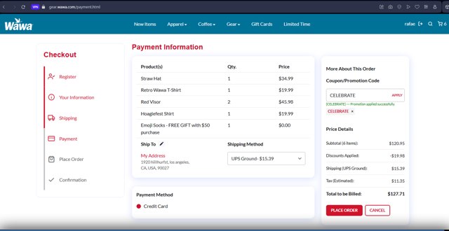 Wawa Promo Codes (1 Verified) - $5 Off w/Code Jul 2025