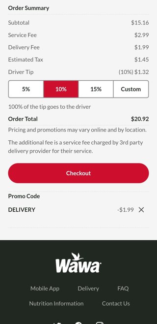 Wawa Promo Codes (3 Verified) - 15% Off Sitewide Jan 2025