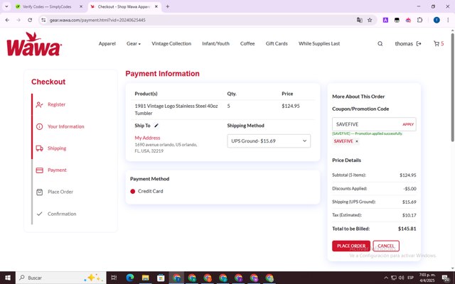 Wawa Promo Codes (2 Verified) - $5 Off w/Code Jun 2025