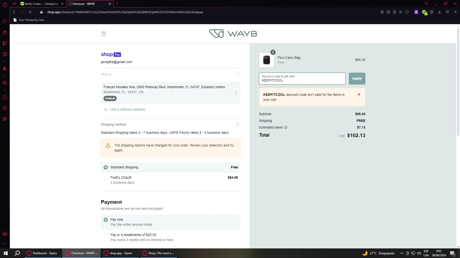 Wayb Discount Code