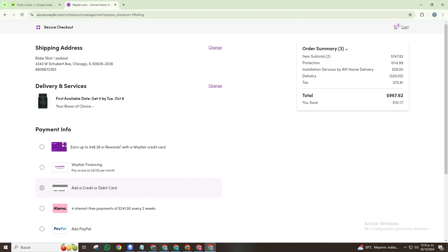 Wayfair Coupons - $50 Off | November 2024