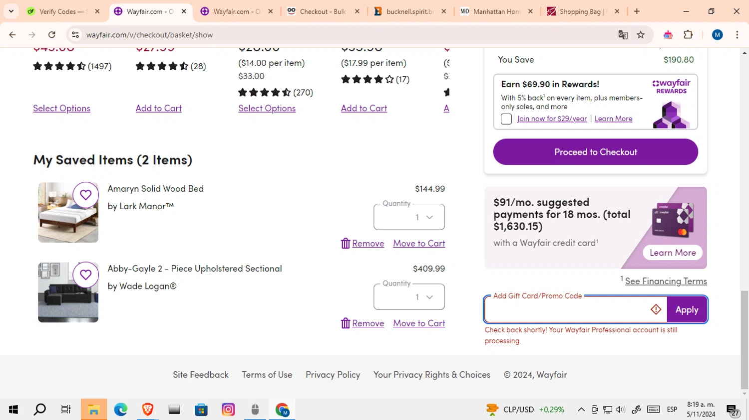 Wayfair Coupons & Cyber Monday 2024 Deals - $50 Off