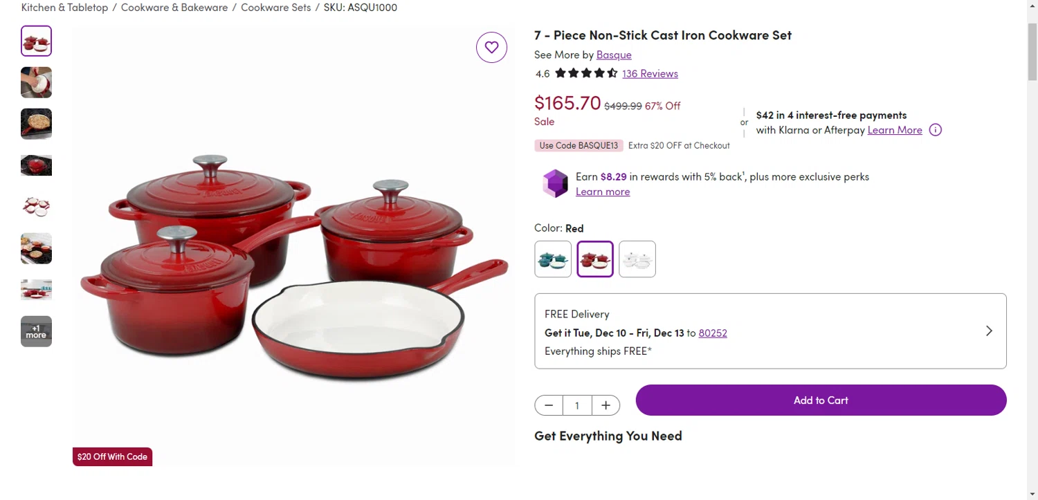 Wayfair Coupons - $50 Off | December 2024