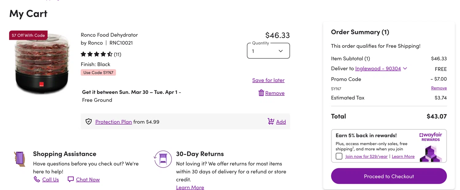 Wayfair Promo Codes (2 Verified) - $20 Off w/Code Apr 2025