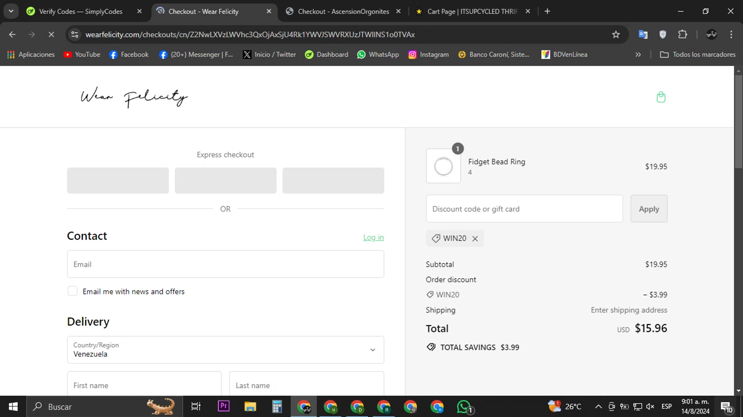 Wear Felicity Discount Codes - 25% Off | September 2024