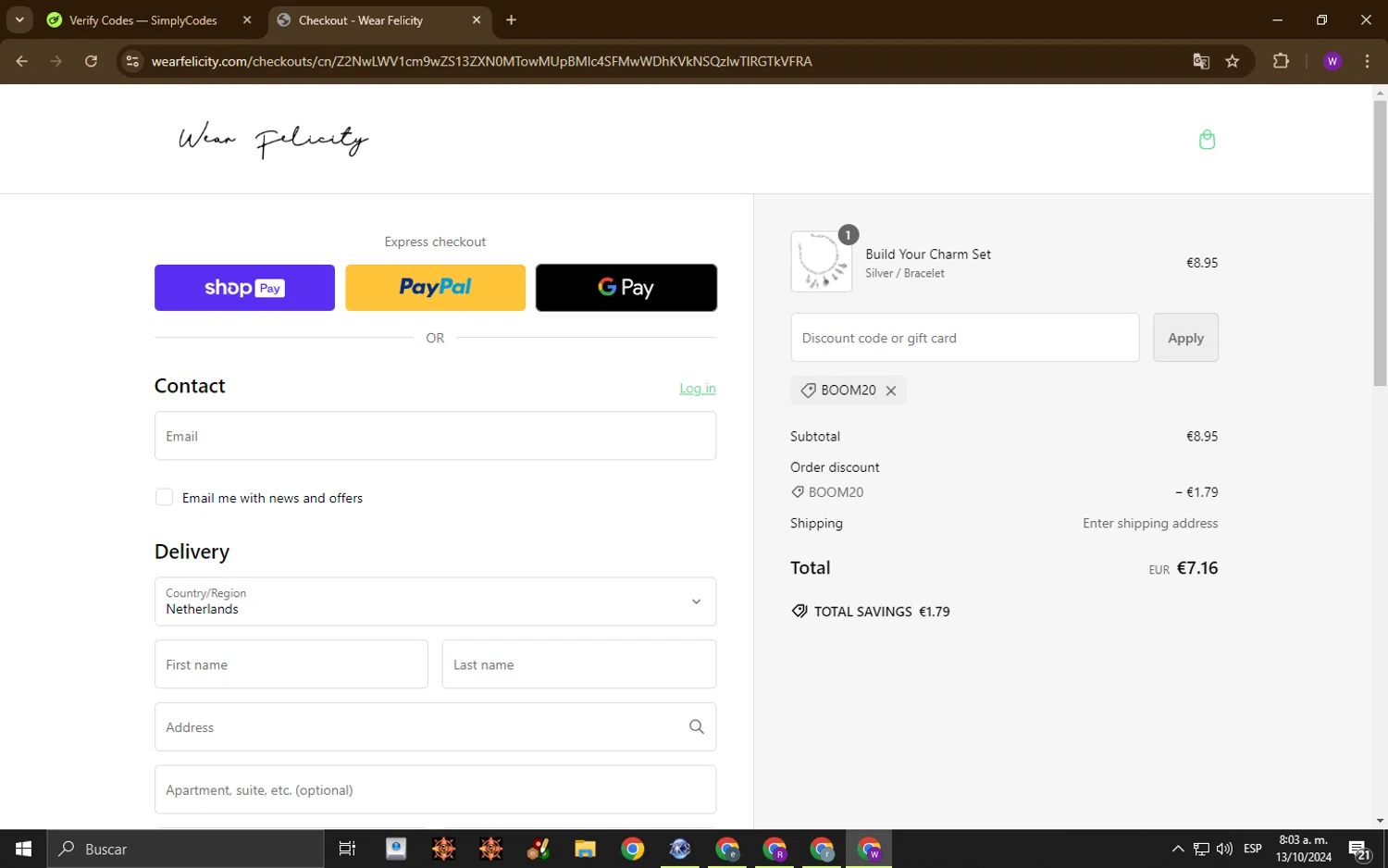 Wear Felicity Discount Codes - 50% Off | November 2024