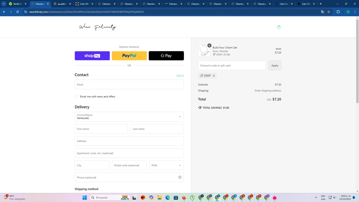 Wear Felicity Discount Codes - 50% Off | November 2024