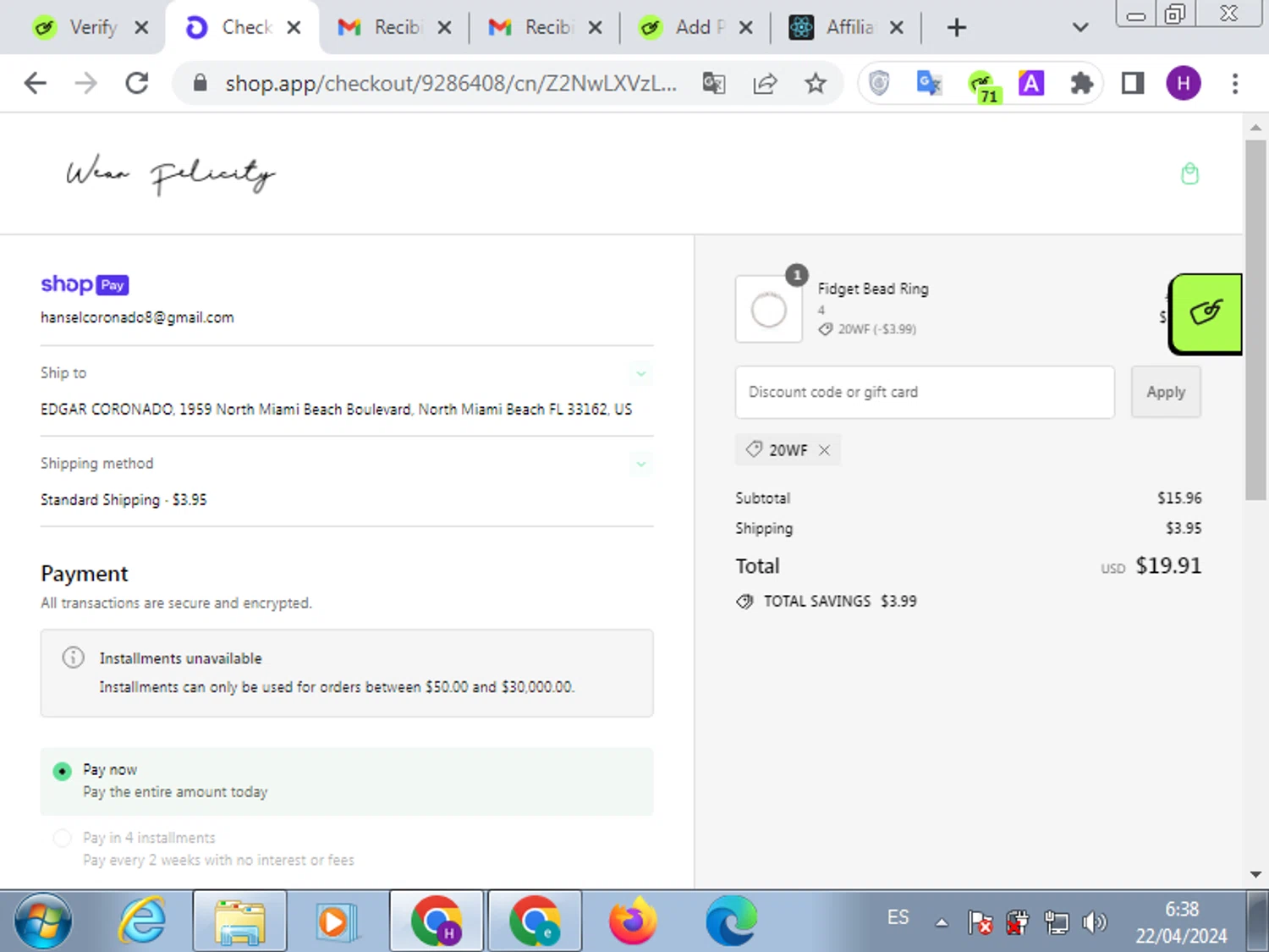 Wear Felicity Promo Codes – 25% Off | May 2024