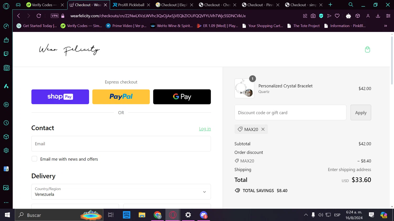 Wear Felicity Discount Code