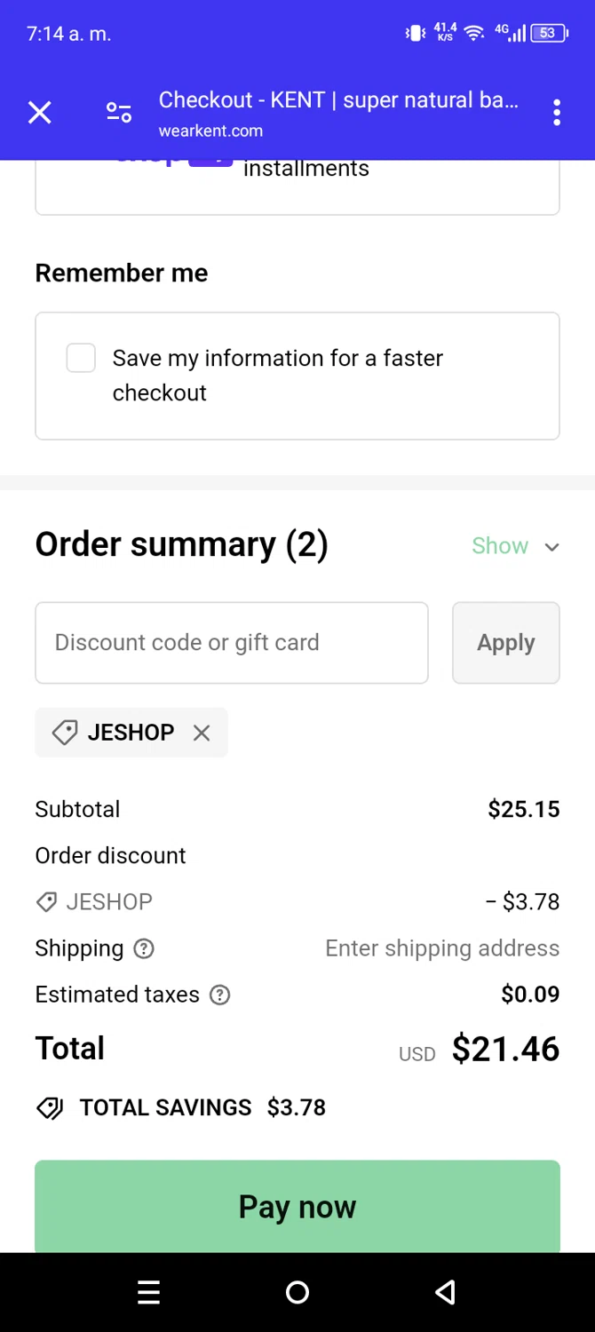 KENT Promo Codes - 15% Off | October 2024