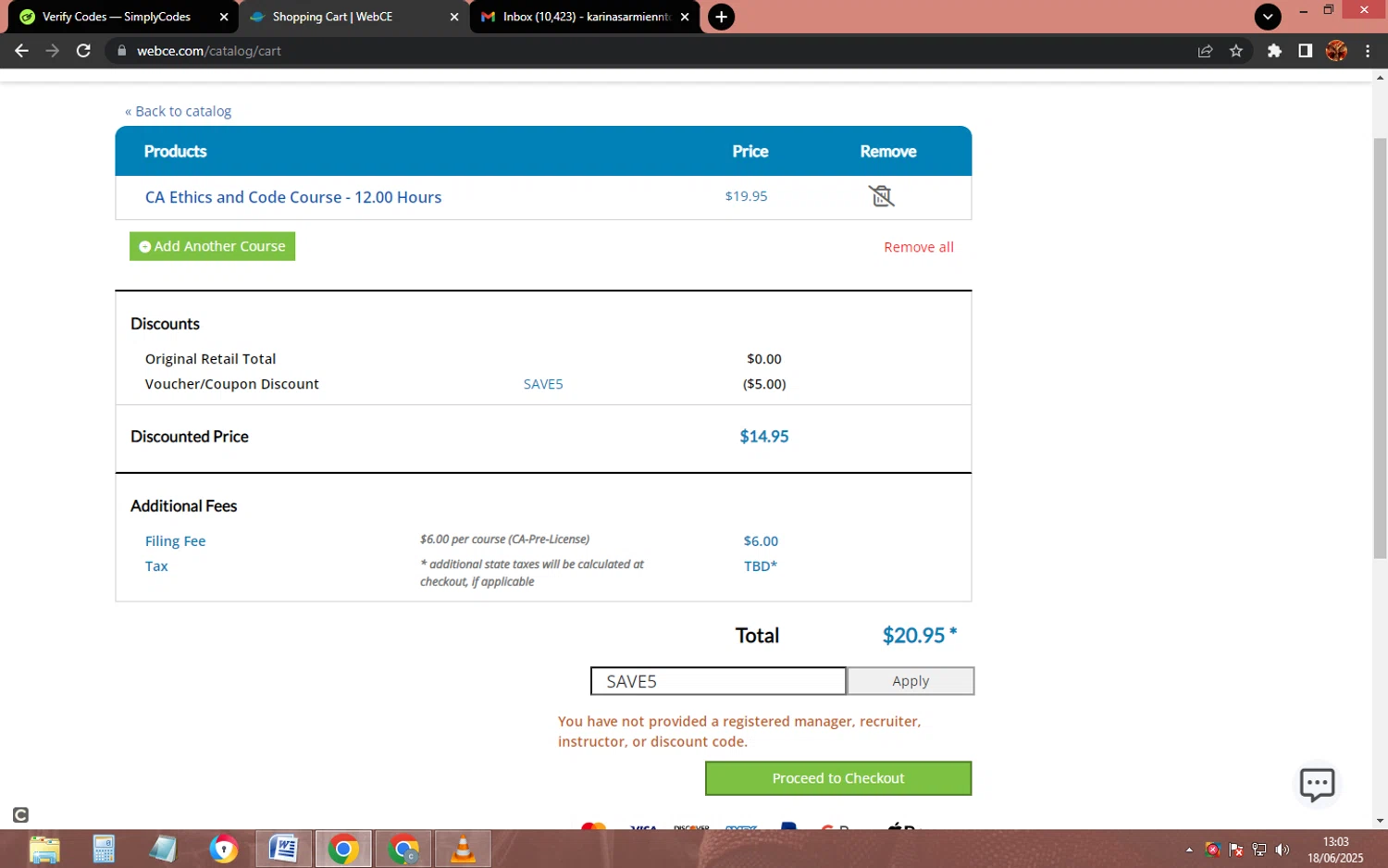 WebCE Discount Codes - $5 Off (3 Verified) Sep 2025