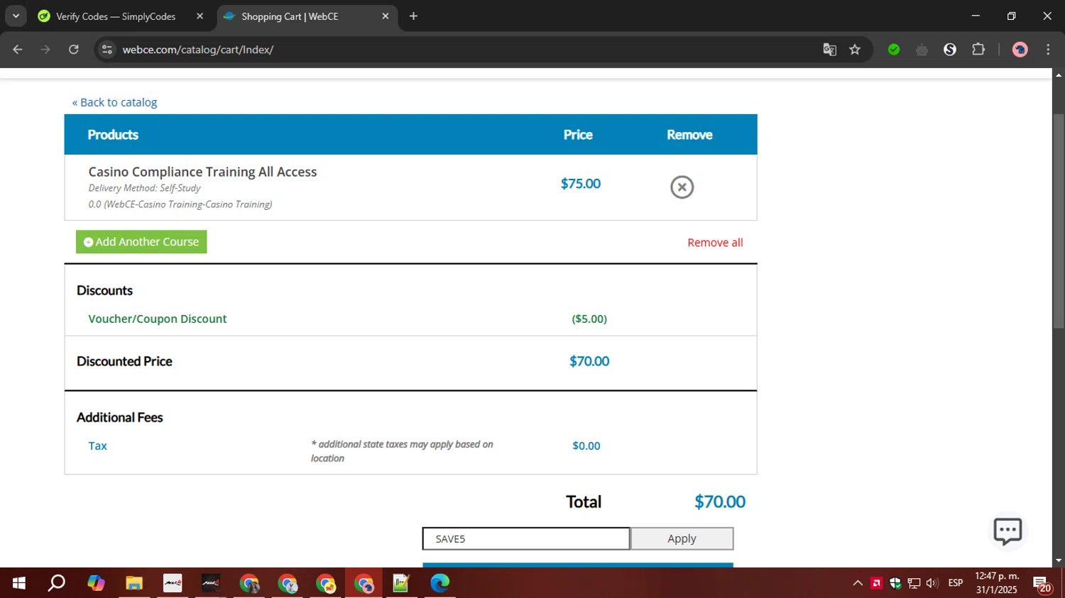 WebCE Coupon Codes (2 Verified) - $5 Off Sitewide Mar 2025