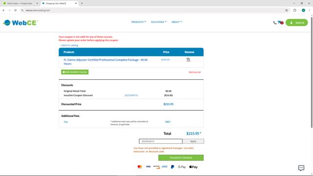 WebCE Discount Codes - $5 Off (3 Verified) Sep 2025