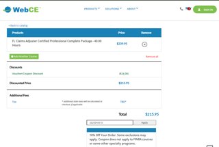 WebCE Coupon Codes (2 Verified) - $5 Off Sitewide Mar 2025
