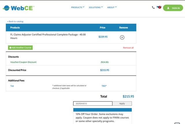 WebCE Coupon Codes (2 Verified) - $5 Off Sitewide Mar 2025