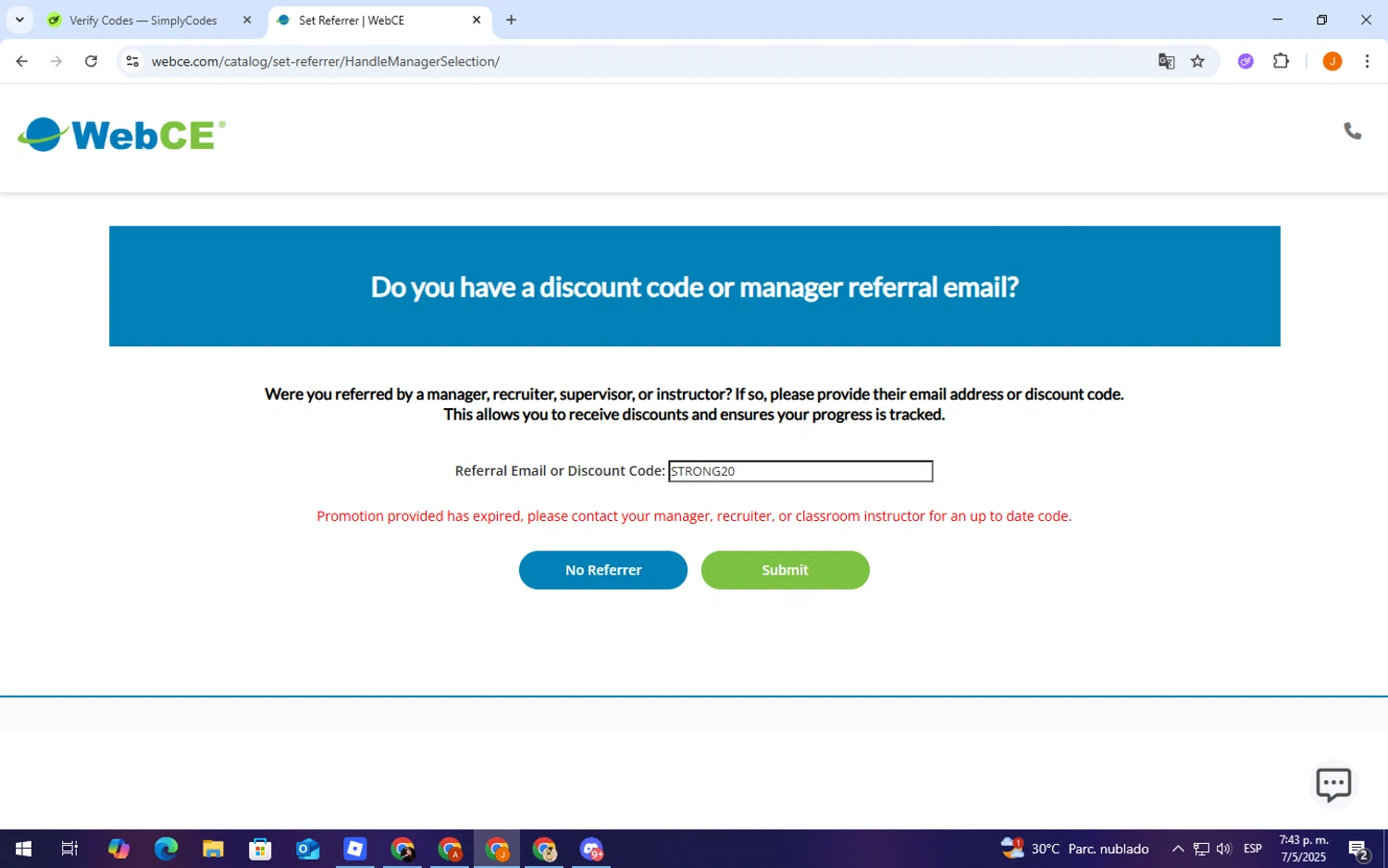 WebCE Discount Codes - $5 Off (3 Verified) Sep 2025