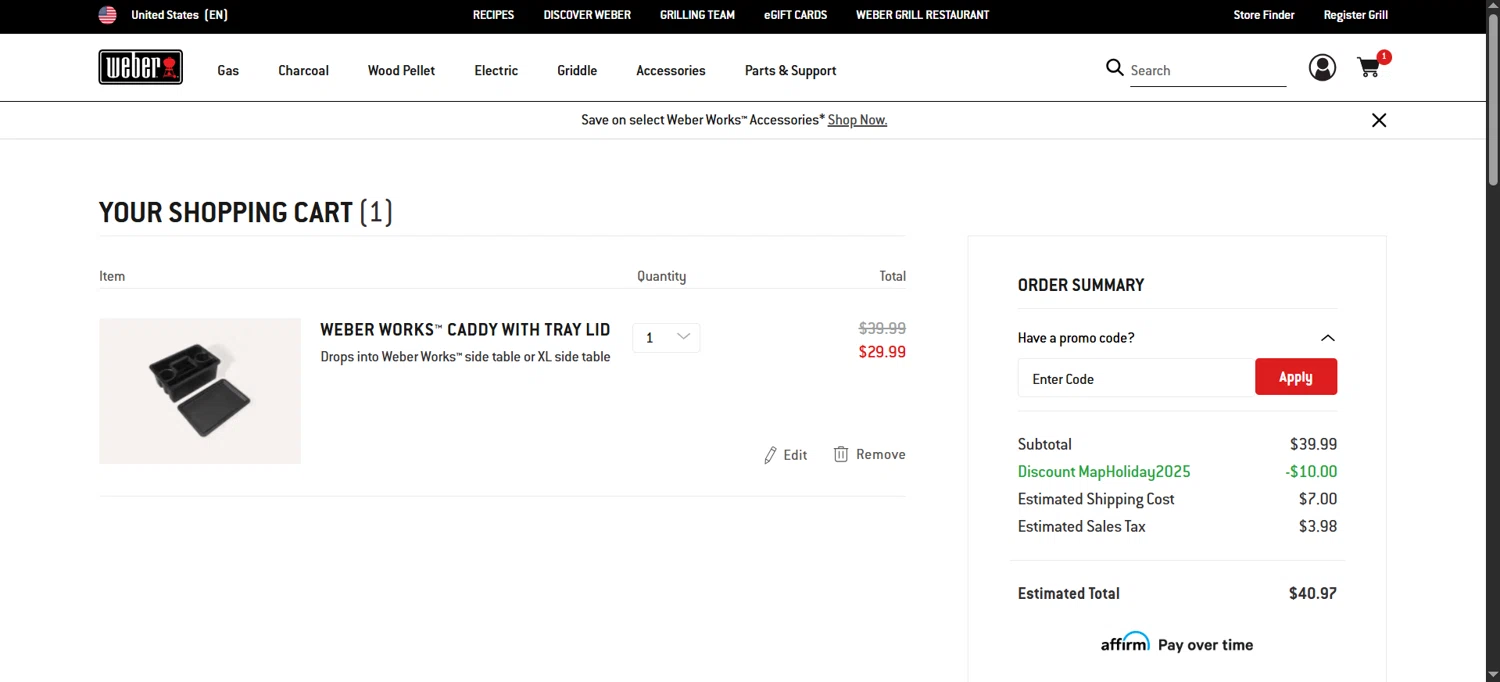 Weber Promo Codes - 10% Off Coupons Jun 2025