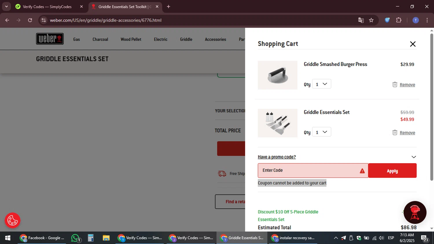 Weber Promo Codes - 10% Off Coupons Jun 2025