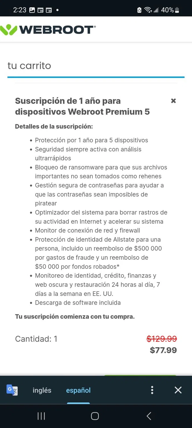 Webroot Coupons - $65 Off | January 2025