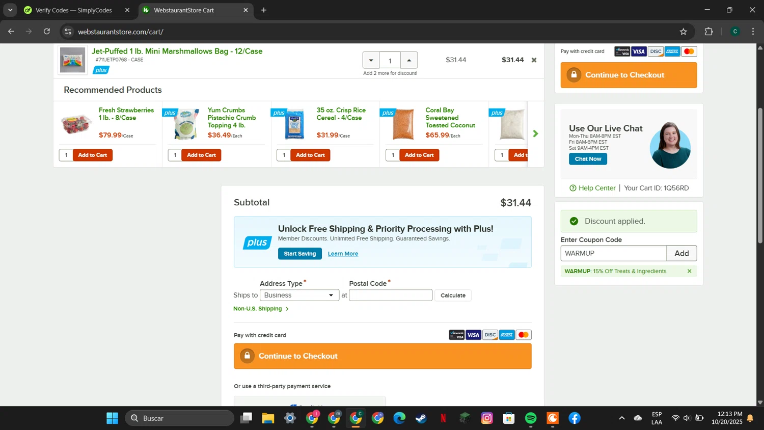 Webstaurant Store Promo Codes - 5% Off Oct 2025