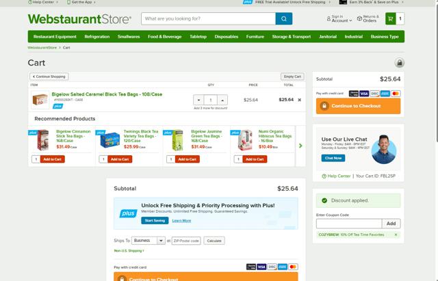 Webstaurant Store Promo Codes - 10% Off Oct 2025