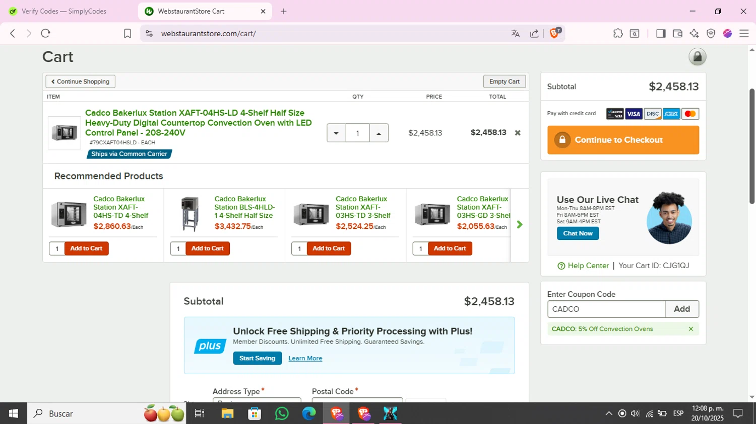 Webstaurant Store Promo Codes - 5% Off Oct 2025